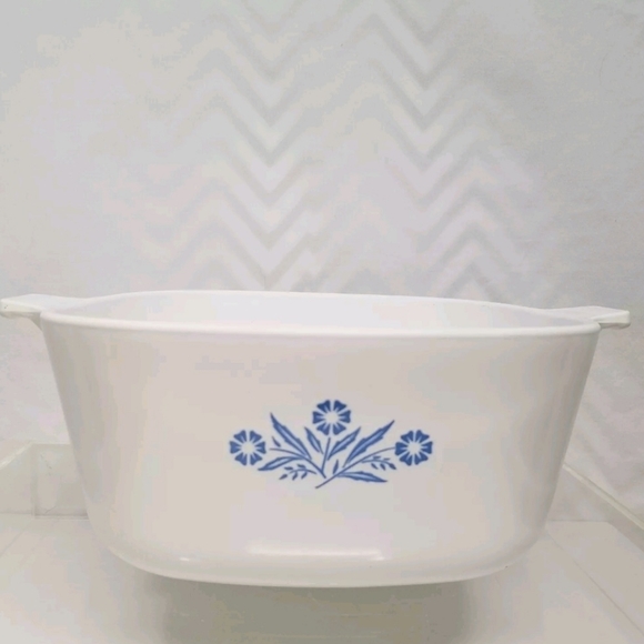 Corningware | Kitchen | Vtg 96s Corningware Pyroceram Blue Cornflower ...